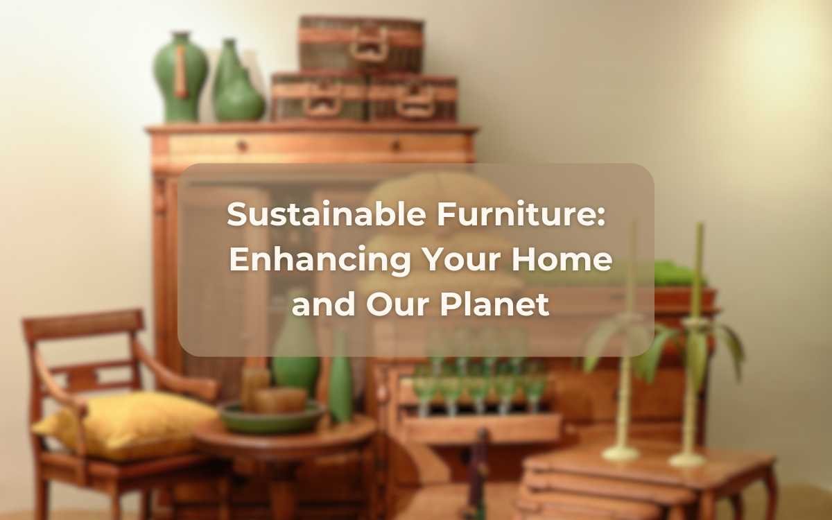 Sustainable Furniture: Enhancing Your Home and Our Planet